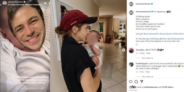 Baba nommer twee lyk ook soos pa, verklap Simoné Pretorius - Nuusflits